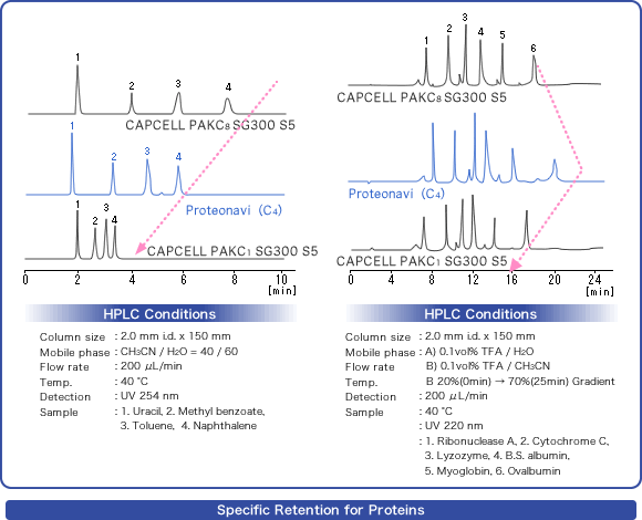 Proteonavi | HPLC Columns | Products | HPLC | Osaka Soda